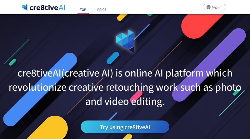 cre8tiveAI是一个在线AI平台，专注于照片、插图和视频编辑的创意润色工作。-SOAI.IM