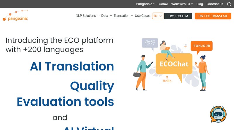 Pangeanic是一家专注于人工智能翻译和多语言内容交付的公司，提供高质量的机器翻译、数据注释和虚拟助手服务。-SOAI.IM