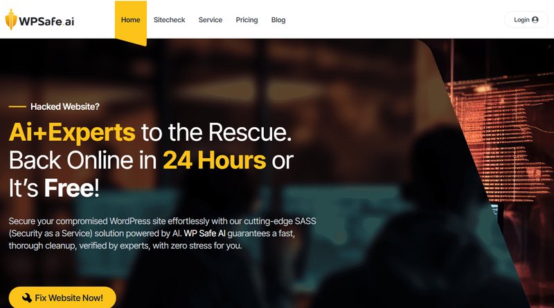 AI驱动的WordPress网站安全清理服务，24小时内完成或免费-SOAI.IM