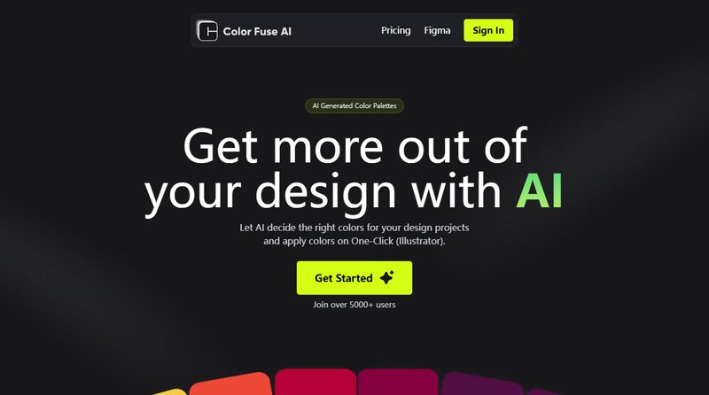 AI生成调色板，一键应用于设计工具-SOAI.IM