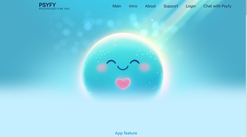 Psyfy是一个基于心理学的个人心理健康伴侣，提供结构化指导、个性化洞察和专家资源，帮助用户改善心理健康。-SOAI.IM