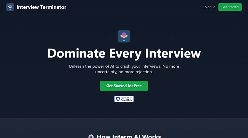 实时AI面试助手，帮助用户在面试中获得实时建议和答案提示，提升面试表现。-SOAI.IM