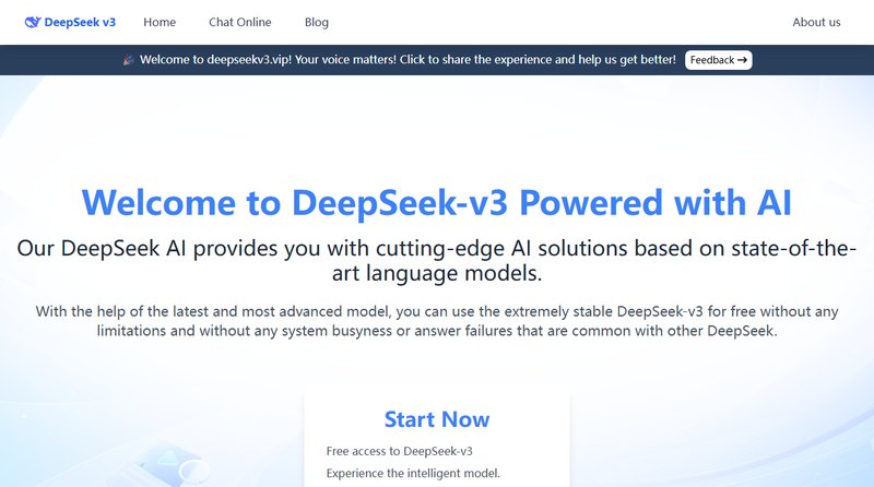 DeepSeek-v3 是一个基于先进语言模型的AI解决方案，提供免费、稳定且无限制的AI问答服务。-SOAI.IM