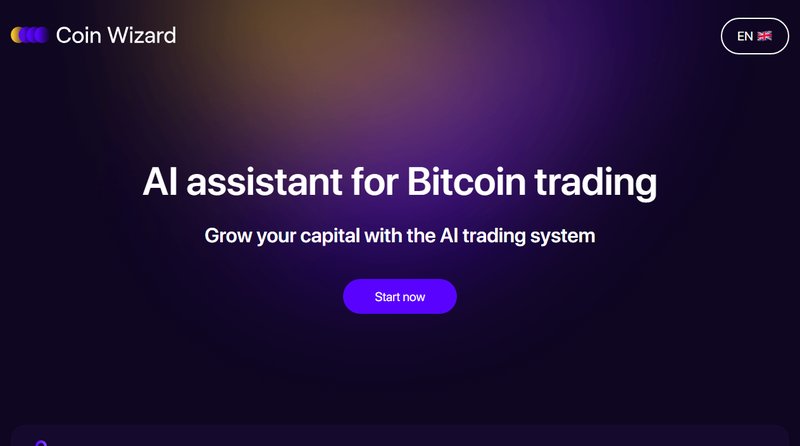 Coin Wizard 是一个基于AI的比特币交易助手，帮助用户通过AI交易系统增长资本。-SOAI.IM