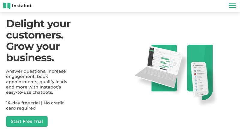 Instabot是一款AI聊天机器人软件，旨在通过自动化对话提升客户互动和业务增长。-SOAI.IM