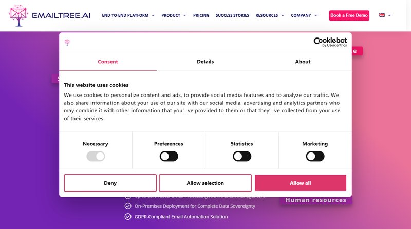 EmailTree.ai 提供基于AI的电子邮件自动化解决方案，帮助企业提高客户服务效率和响应速度。-SOAI.IM