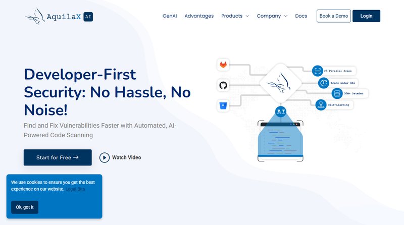 AquilaX 提供现代化的开发者优先安全解决方案，通过自动化的AI驱动代码扫描，帮助开发者快速发现和修复漏洞。-SOAI.IM