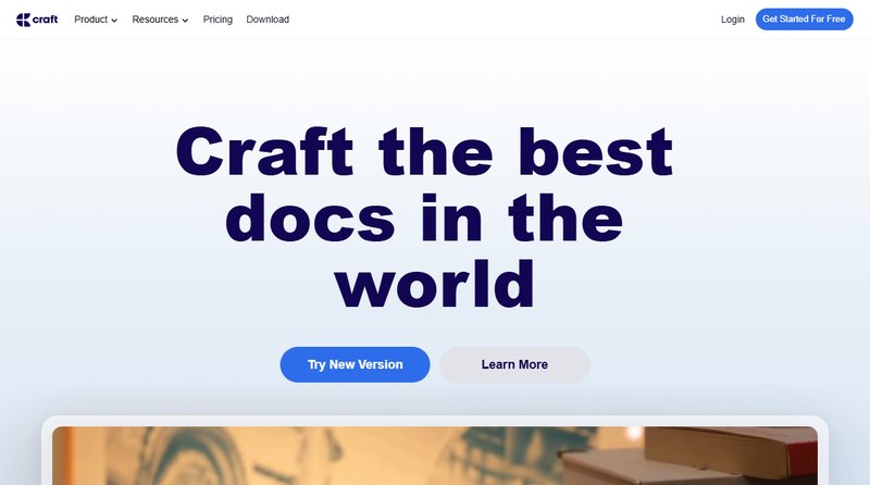 Craft Docs 是一款功能强大的文档管理工具，支持跨设备同步、AI 辅助写作和任务管理。-SOAI.IM