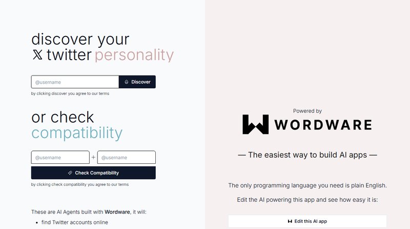 Wordware是一个快速构建自定义AI代理的工具，特别适用于非技术人员与工程师协作开发LLM应用。-SOAI.IM