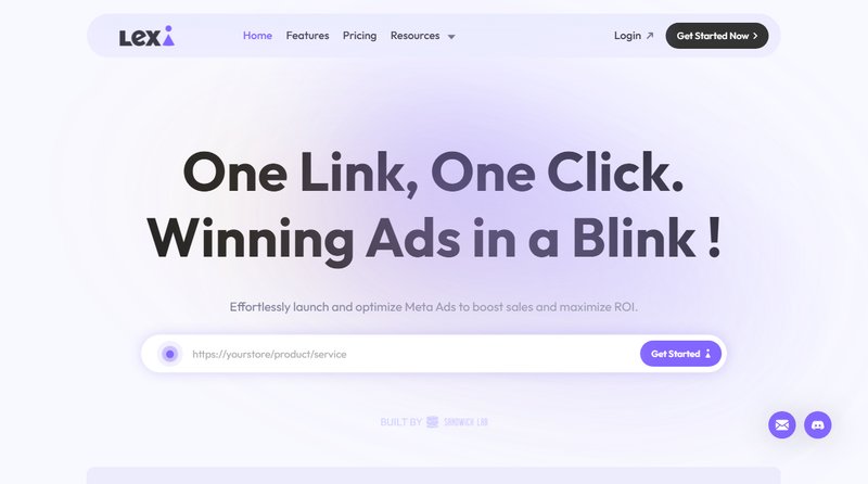 Lexi是一款AI驱动的Meta广告生成与优化工具，旨在帮助企业轻松创建和优化Meta广告，提升销售和投资回报率。-SOAI.IM