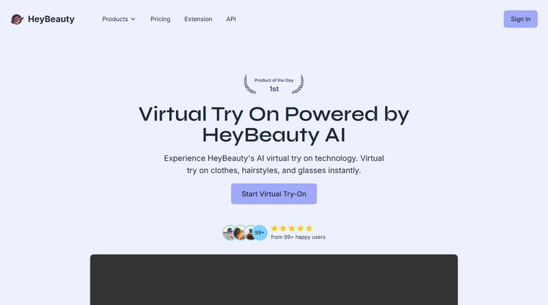 HeyBeauty是一个AI驱动的虚拟试穿和图像增强平台，提供多种AI图像工具和虚拟试穿服务。-SOAI.IM