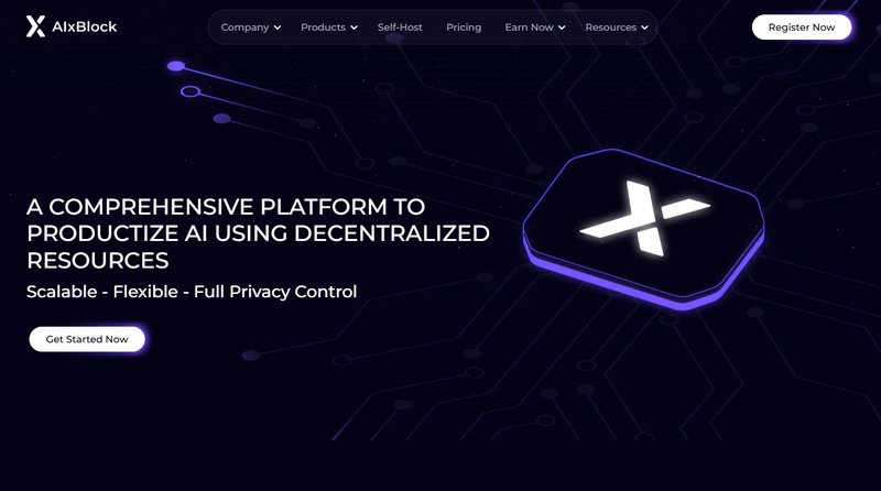 AIxBlock是一个基于Solana的去中心化AI开发平台，提供从模型训练到部署的全流程服务，强调隐私保护和成本效率。-SOAI.IM