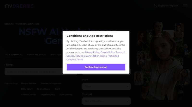 NSFW AI成人图像生成器，用于创建18+的裸体或露骨图像-SOAI.IM