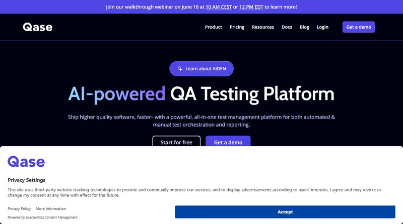 Qase是一款面向质量保证的测试管理软件，提供强大的一体化测试管理平台，支持自动化和手动测试编排与报告。-SOAI.IM