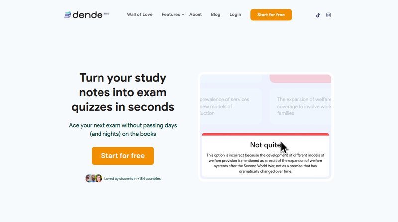 AI驱动的学习工具，帮助学生快速生成测验、闪卡和学习指南-SOAI.IM