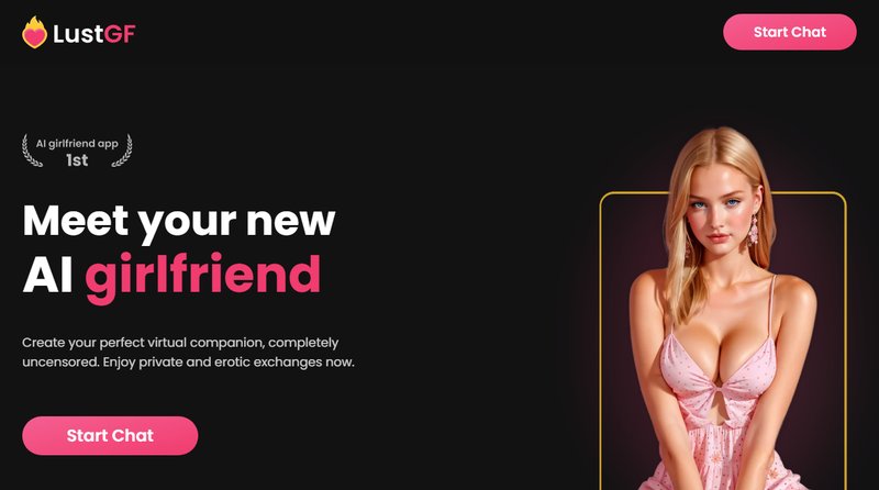 LustGF是一个AI女友模拟器，提供无限制的私密和色情聊天体验。-SOAI.IM