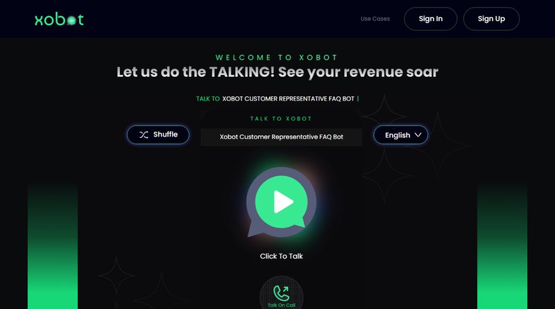Xobot提供AI语音机器人服务，帮助企业提升客户互动和销售效率。-SOAI.IM