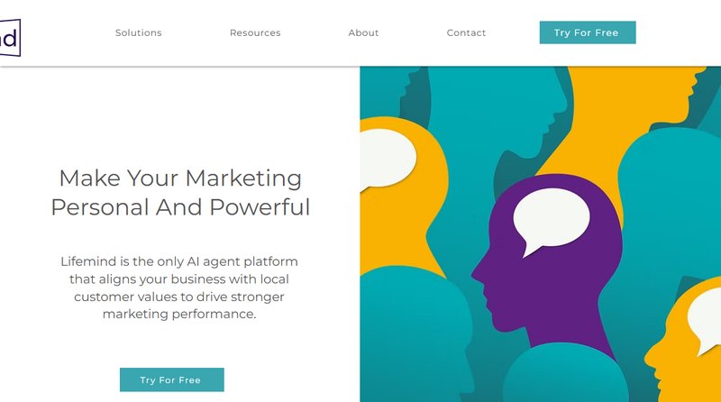 Lifemind是一个AI驱动的营销平台，专注于本地化营销，帮助企业实现快速增长。-SOAI.IM