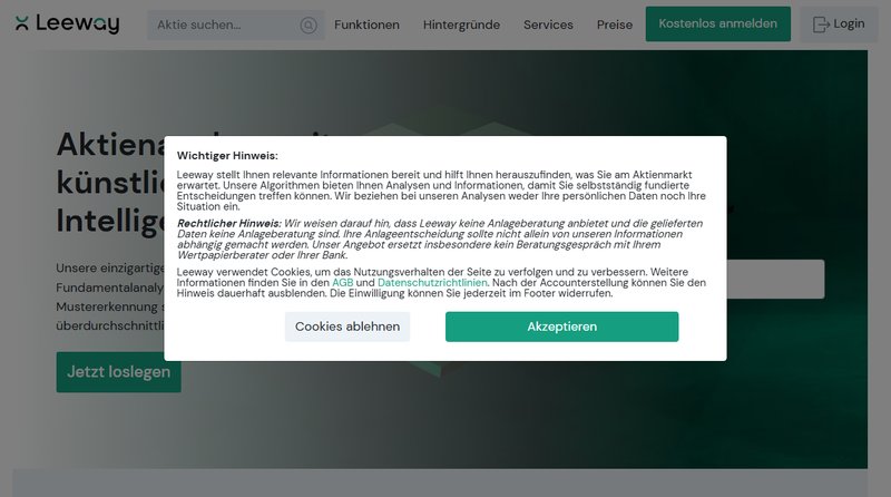 Leeway提供基于人工智能和基本面分析的股票分析服务，帮助用户做出更明智的投资决策。-SOAI.IM