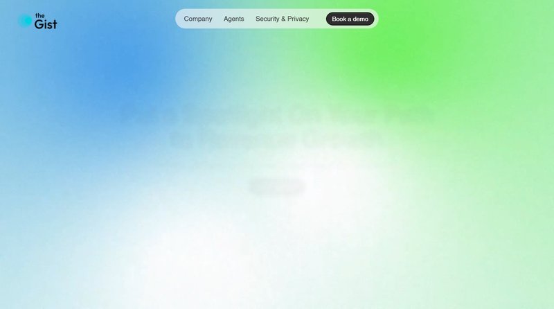 theGist通过AI驱动的精确性，帮助收入团队实现增长，提供实时客户需求理解、关键警报、关系识别和质量提升等功能。-SOAI.IM