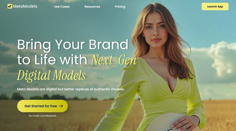 MetaModels提供AI生成的数字模特，帮助时尚品牌提升视觉效果和生产效率。-SOAI.IM