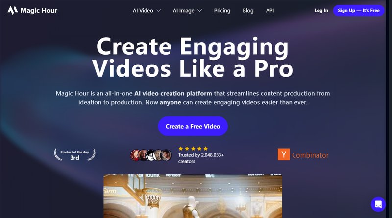Magic Hour 是一个集成的AI视频创作平台，旨在简化从构思到生产的内容制作流程。-SOAI.IM