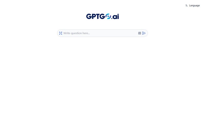 GPTGO是一个结合了Google搜索技术和ChatGPT人工智能的免费搜索引擎，提供快速、准确和多样化的搜索体验。-SOAI.IM