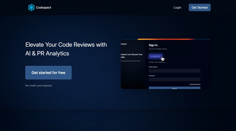 Codespect 提供基于 AI 的 GitHub PR 分析服务，帮助开发者自动审查代码并提供详细反馈。-SOAI.IM
