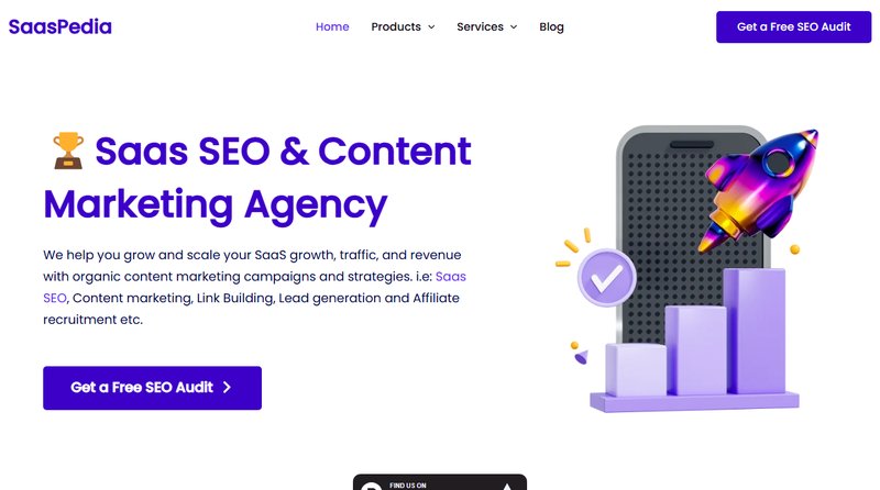 SaasPedia是一家专注于SaaS SEO和内容营销的机构，帮助SaaS企业通过有机内容营销活动实现增长和扩展。-SOAI.IM