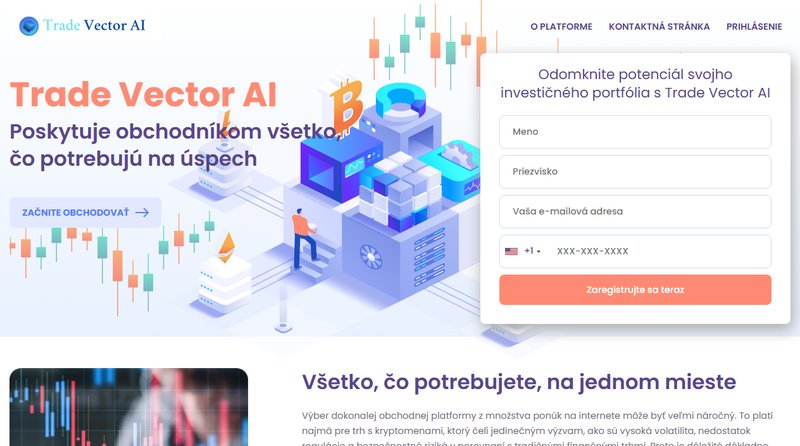 Trade Vector AI 是斯洛伐克官方的加密货币交易平台，提供全面的交易工具和支持服务。-SOAI.IM