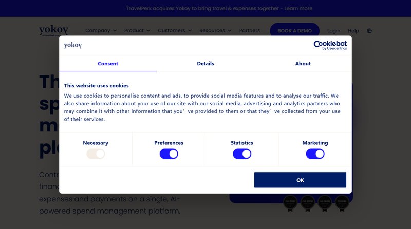 Yokoy 是一个智能支出管理平台，帮助企业优化财务流程，自动化发票、费用和支付管理。-SOAI.IM