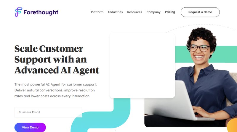 Forethought是一个先进的客户支持AI平台，旨在通过自动化处理高量支持票务，提高解决率并降低成本。-SOAI.IM
