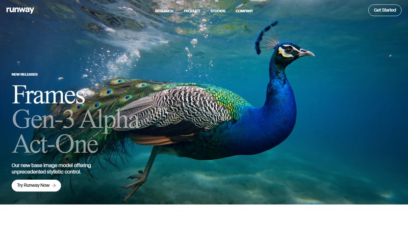 Runway是一个应用研究公司，致力于通过人工智能推动艺术、娱乐和人类创造力的发展。-SOAI.IM