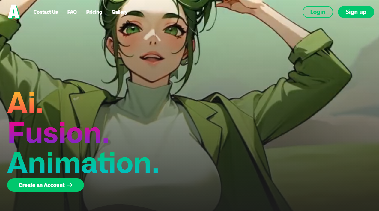 Animatable是一个利用AI技术将视频转化为动画的平台，提供多种风格选择，支持快速生成和商业使用。-SOAI.IM