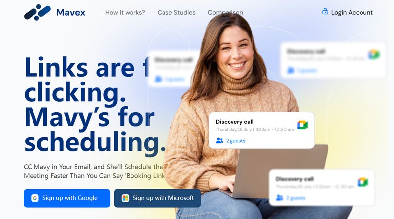 Mavy是一款AI行政助手，专注于智能日程安排和会议调度。-SOAI.IM