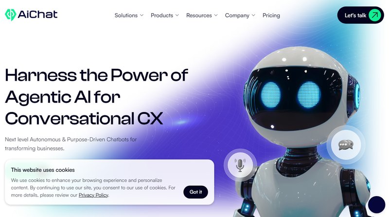 AiChat提供先进的AI对话解决方案，帮助企业提升客户体验、简化流程并推动业务增长。-SOAI.IM