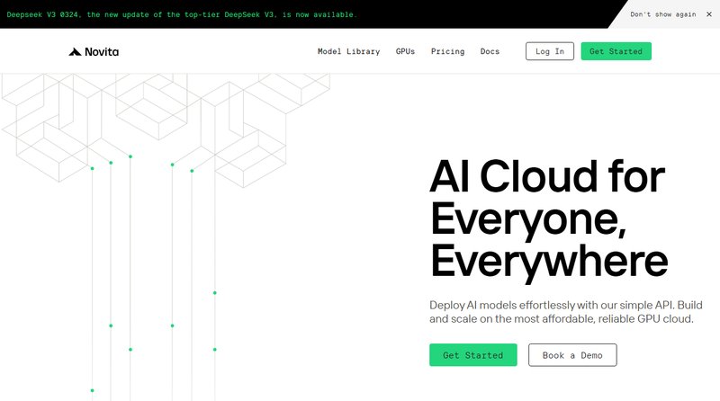Novita AI 提供AI模型部署、GPU云服务和API集成，支持高效、低成本的AI推理和扩展。-SOAI.IM