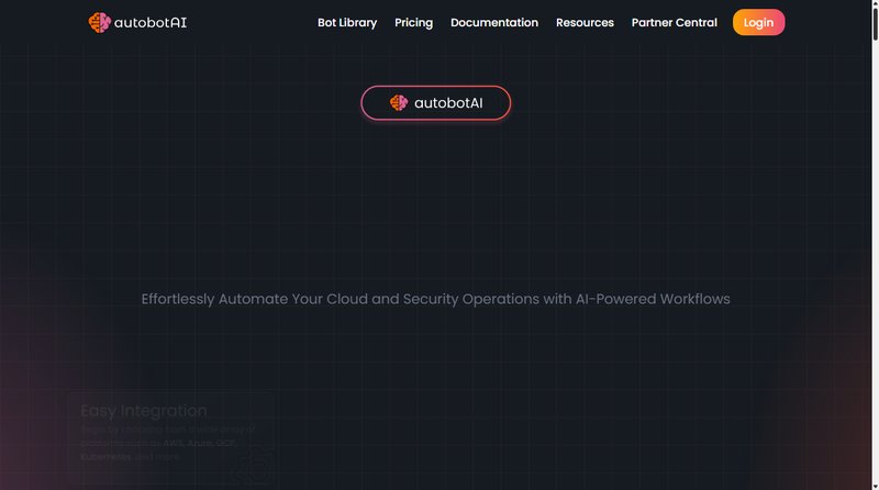 autobotAI是一个AI驱动的自动化平台，专注于云管理和安全操作的自动化。-SOAI.IM