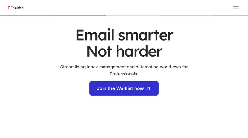 Taskified 是一款专为房地产经纪人设计的电子邮件管理工具，通过自动化和AI技术帮助用户节省时间，提高工作效率。-SOAI.IM