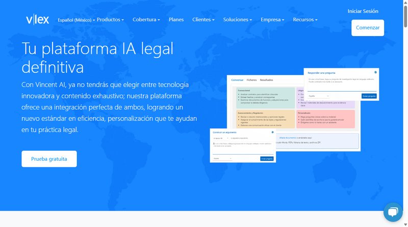 vLex提供全面的法律智能服务，包括法律研究、AI法律助手、法律分析工具等，帮助法律专业人士提高工作效率。-SOAI.IM