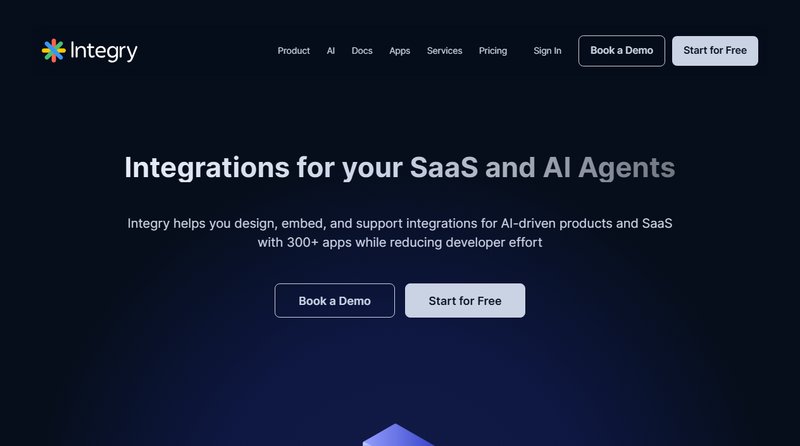 Integry 提供快速嵌入和集成服务，帮助开发者在应用中快速集成300多种应用，减少开发工作量。-SOAI.IM