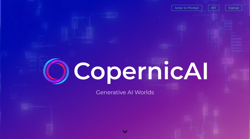CopernicAI专注于生成式AI技术，特别是生成3D世界和360°全景图像。-SOAI.IM