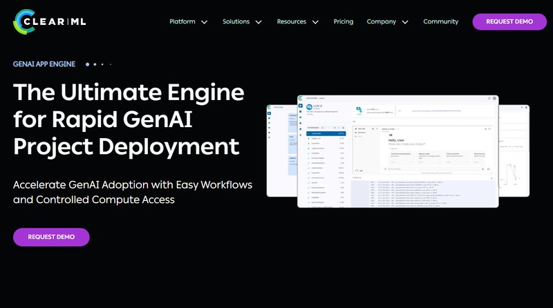 ClearML提供GenAI应用引擎，支持快速部署和扩展大语言模型（LLMs），并提供基础设施控制平面来管理计算资源、性能监控和安全性 ...