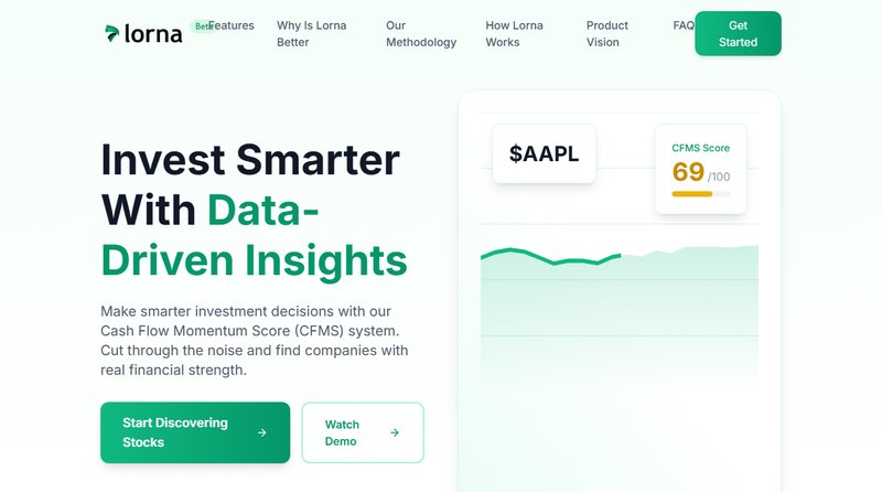Lorna 提供基于数据驱动的投资洞察，帮助用户做出更明智的投资决策。-SOAI.IM