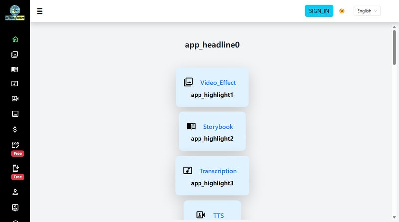 VideoPlus Studio 提供视频卡通化、AI语音合成、多语言支持等功能，适用于多种应用场景。-SOAI.IM