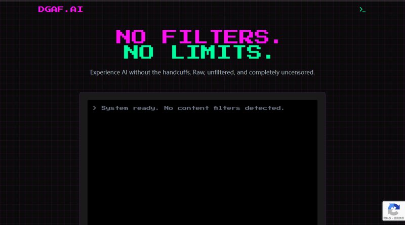 DGAF.AI 提供无过滤、无限制的AI聊天体验-SOAI.IM