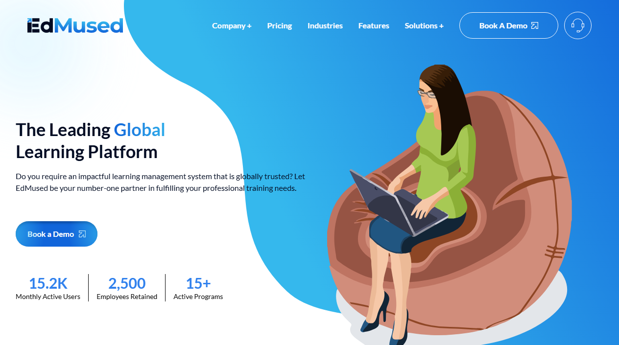 Edmused是一个全球领先的学习管理系统，专注于提供智能教育解决方案，帮助企业实现专业培训需求。-SOAI.IM