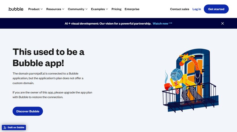 Bubble是一个可视化编程平台，支持无代码开发，提供丰富的功能和资源。-SOAI.IM