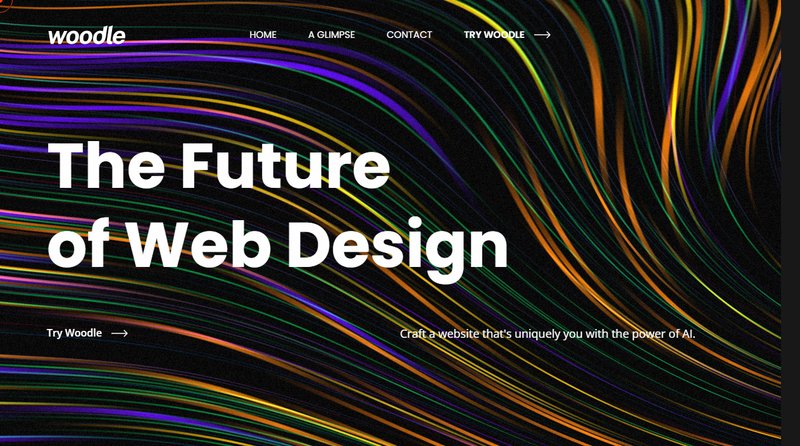 Woodle是一个AI驱动的网站建设平台，旨在通过直观的设计工具提升用户的在线存在感。-SOAI.IM