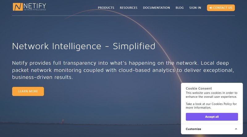 Netify提供网络智能和可见性，通过深度包检测（DPI）引擎和云端分析，帮助企业实现网络监控、威胁管理和数据洞察。-SOAI.IM